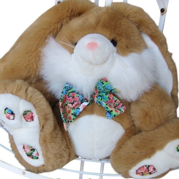 Bon Ton Toys | Toys | Vintage 9s Hoppy Hopster Plush Bunny Rabbit Tan W ...